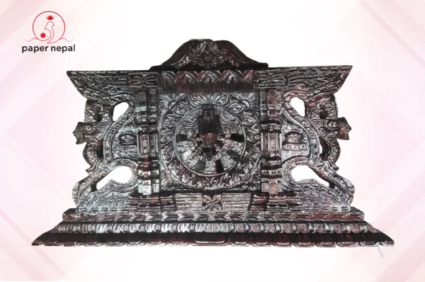 Wood Carved Window Frame - Paper Nepal